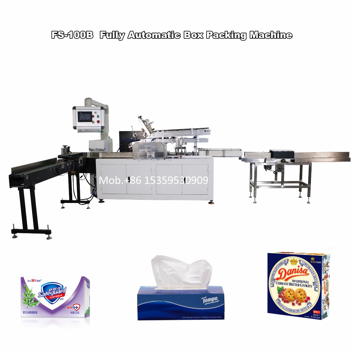 FS-100B High Speed Fully Automatic Paper Box Packing Machine_Kraft ...